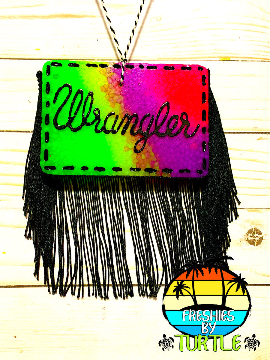 W Patch With Fringe Freshie – Freshies by Turtle